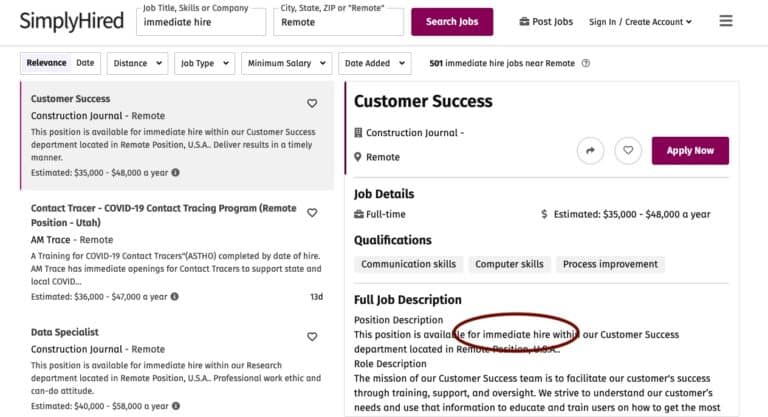 Immediate Hire Work From Home Jobs PAYING WELL!