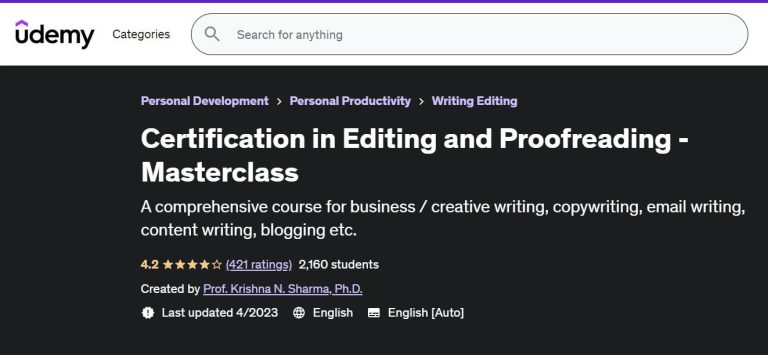 15 FREE Proofreading Courses + Certification!