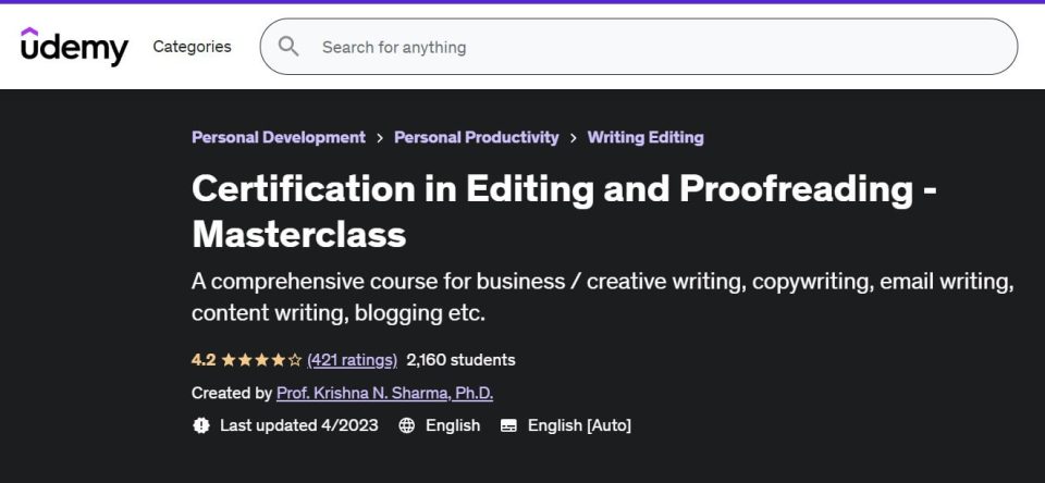 15 FREE Proofreading Courses + Certification!