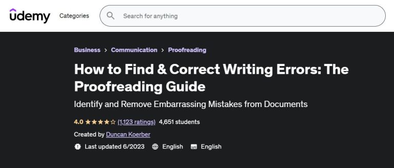 15 FREE Proofreading Courses + Certification!