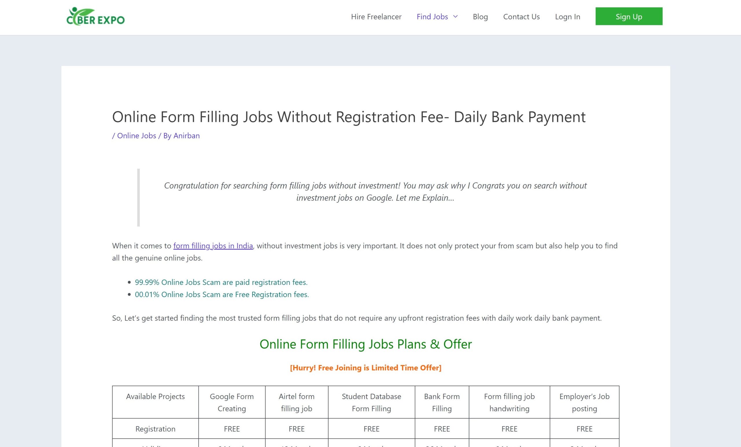 19 Form Filling Online Jobs Without Investment- Scam Free! [2023] - OUT ...
